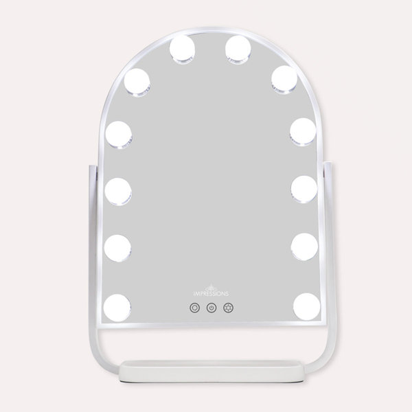 IMPRESSIONS VANITY · COMPANY Curva Arch Tri Tone LED Makeup Mirror ...