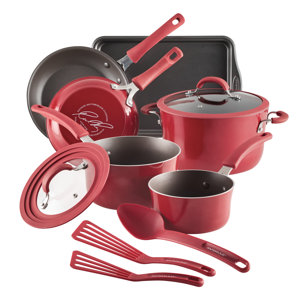 Red Cookware Sets | Up to 65% Off Until 11/20 | Wayfair | Wayfair
