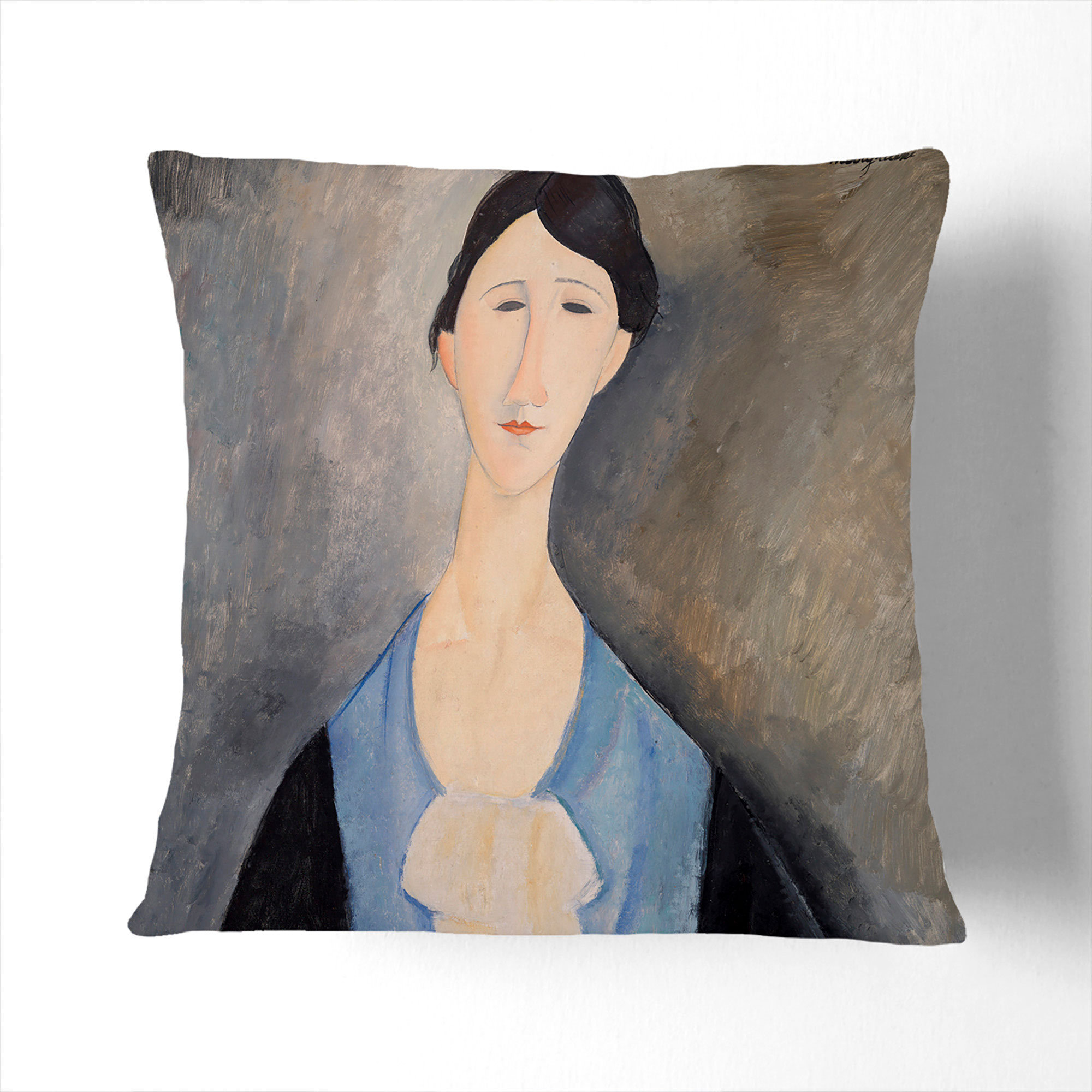 East Urban Home Portrait of a Woman Vol.6 by Amedeo Modigliani Scatter ...