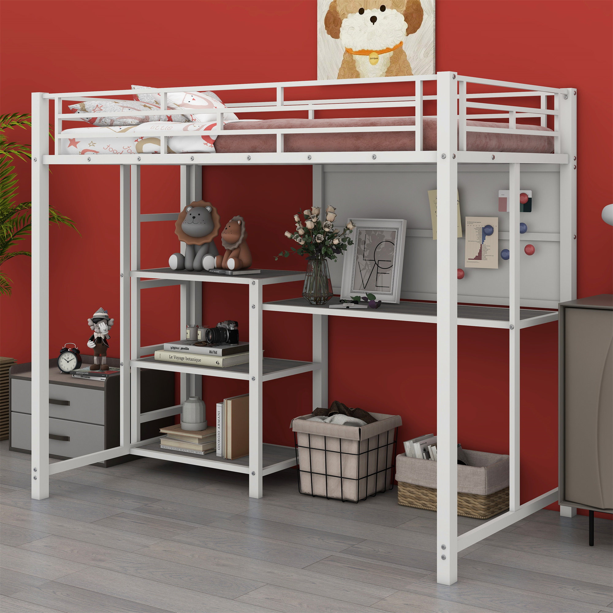 Isabelle & Max™ Alisiya Kids Loft Bed | Wayfair