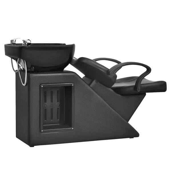 Symple Stuff Backwash Ceramic Bowl Shampoo Chair Backwash Sink Barber ...