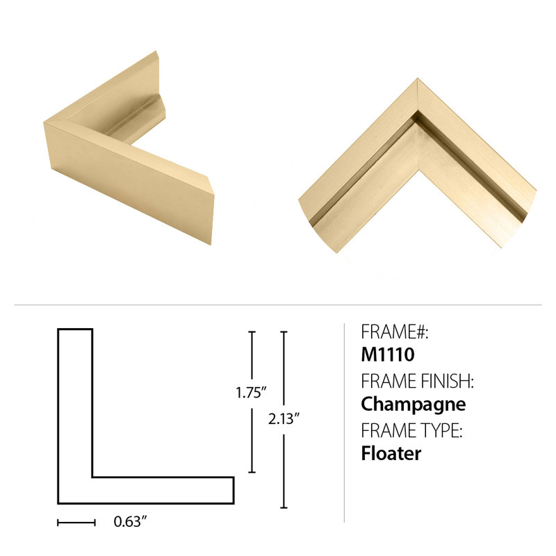 Lillian August Angular Pattern 2' Framed Graphic Art Print on Canvas ...