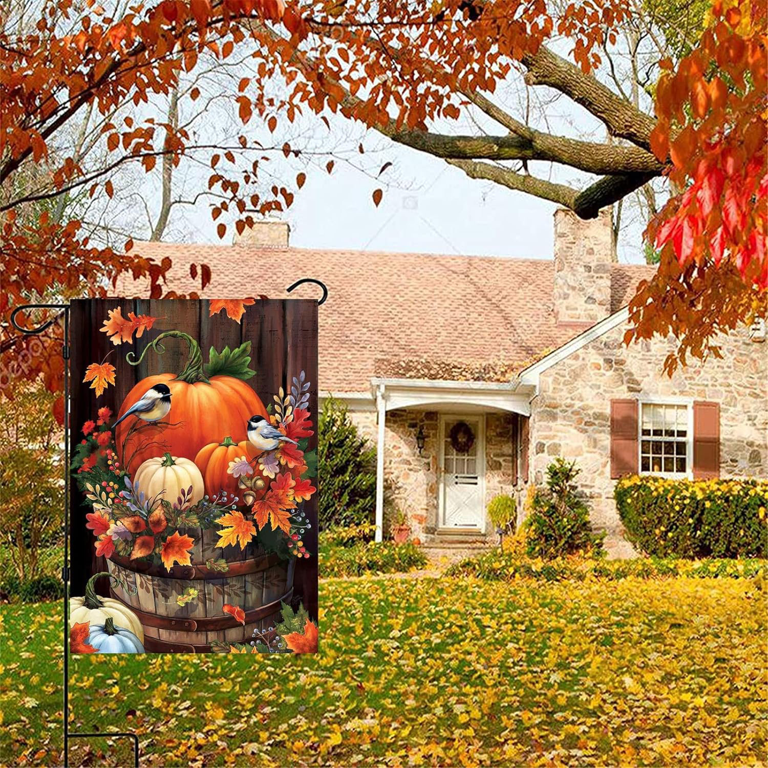 The Holiday Aisle® Large Garden Flags 28X40 Double Sided For Outside ...