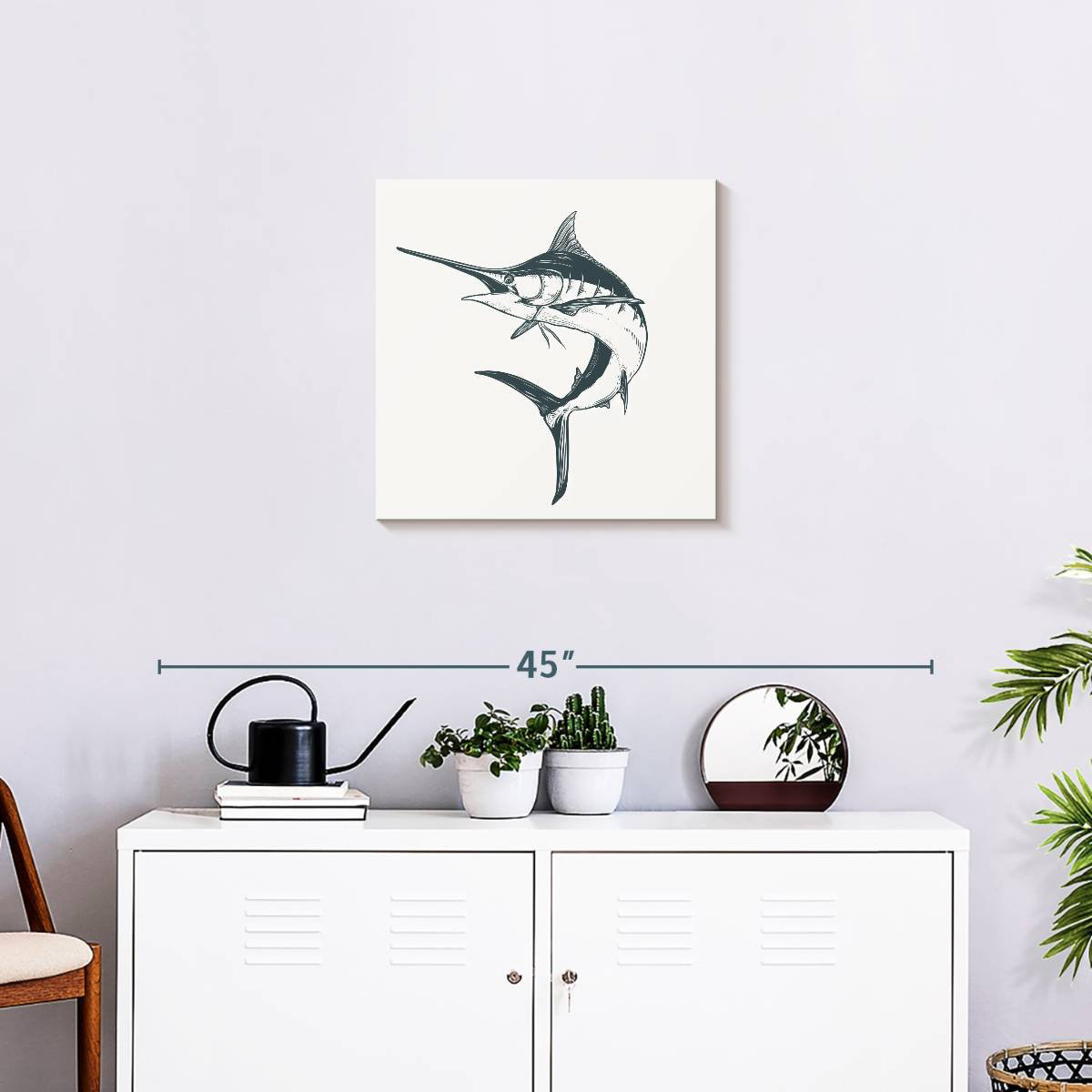 Ebern Designs Crowle Marlin Fish | Wayfair