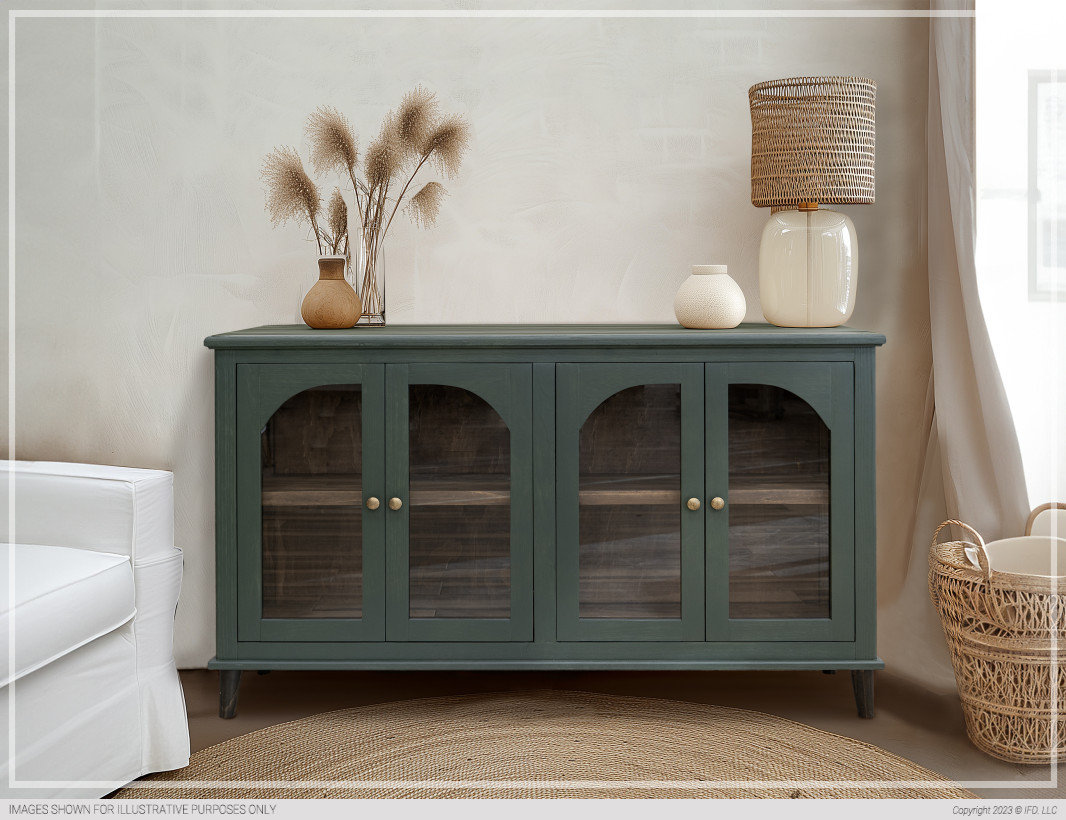 Winston Porter Shylea 70.75" Wide Solid Wood Sideboard & Reviews ...