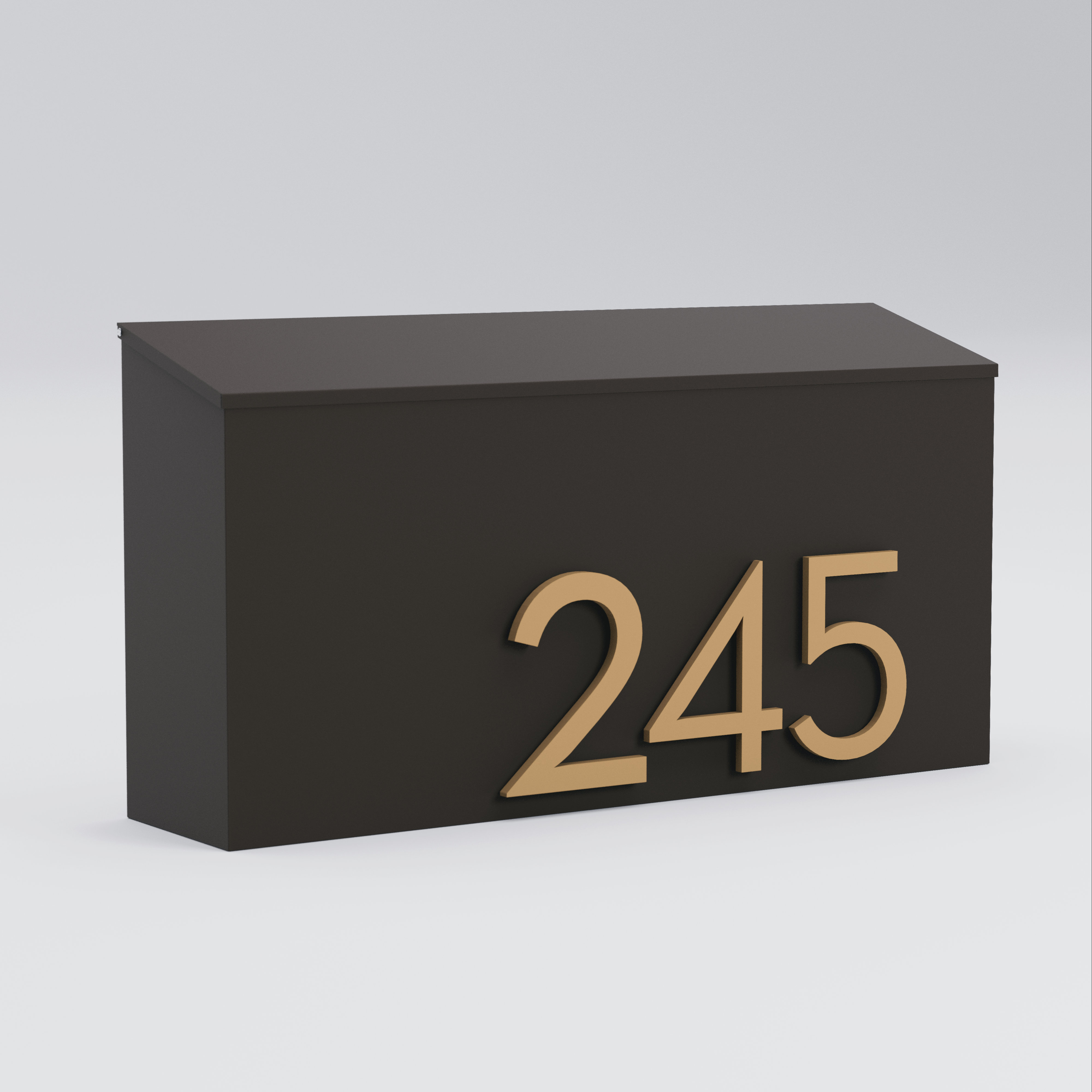 Post & Porch The OG Wall Mounted Steel Mailbox & Reviews | Birch Lane