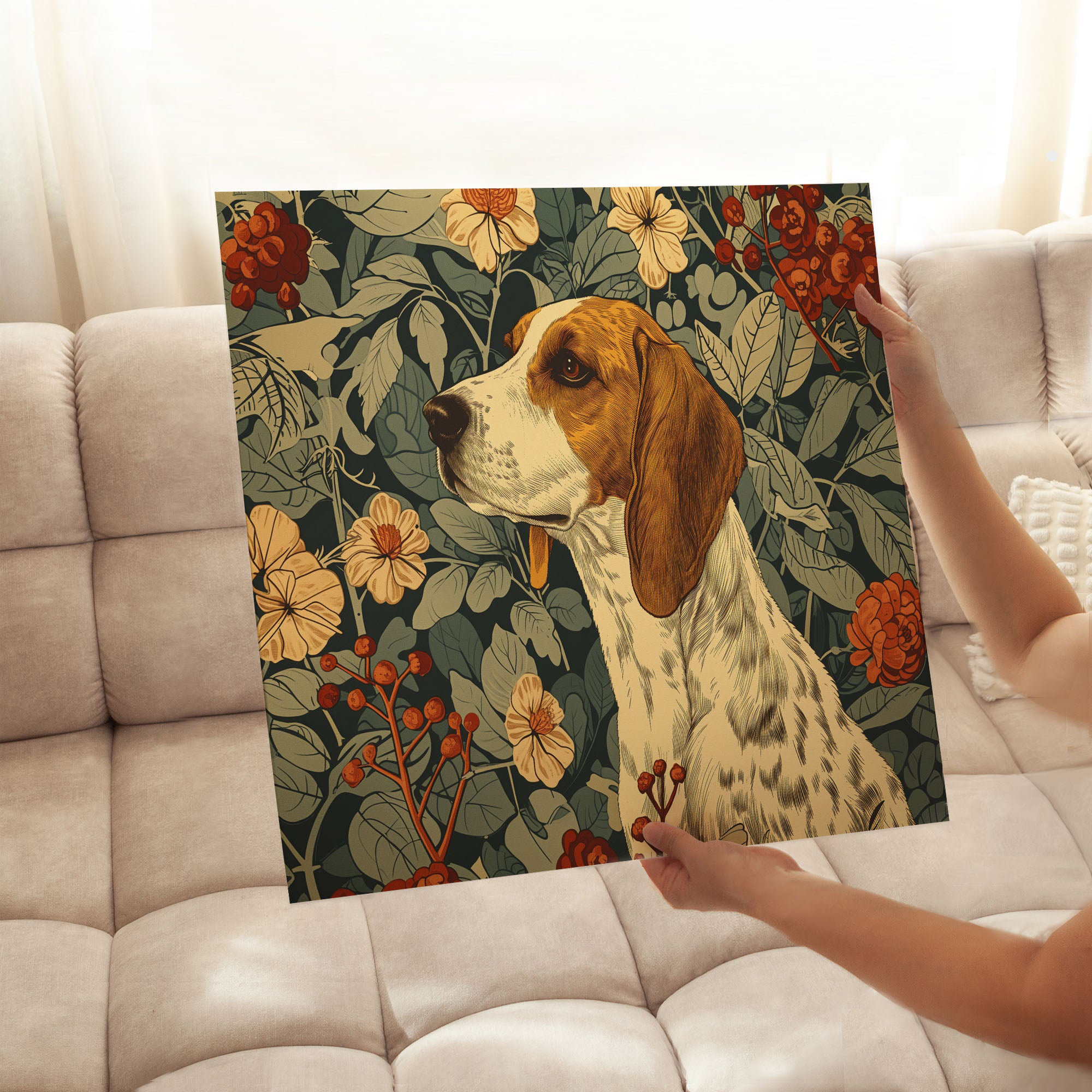 Winston Porter Animals William Morris Dog XVIII Cottage Unframed Art ...
