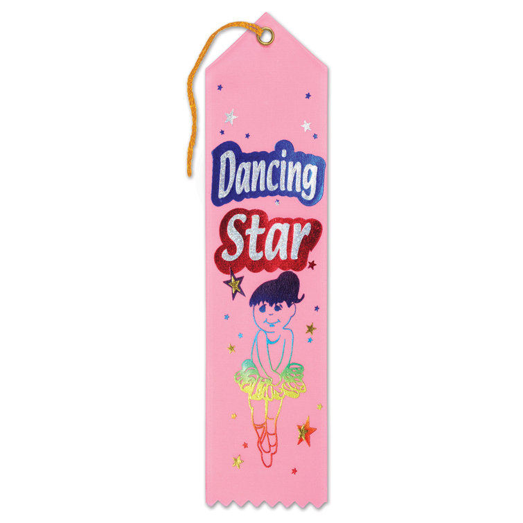 The Beistle Company Dancing Star Award Ribbon - Wayfair Canada
