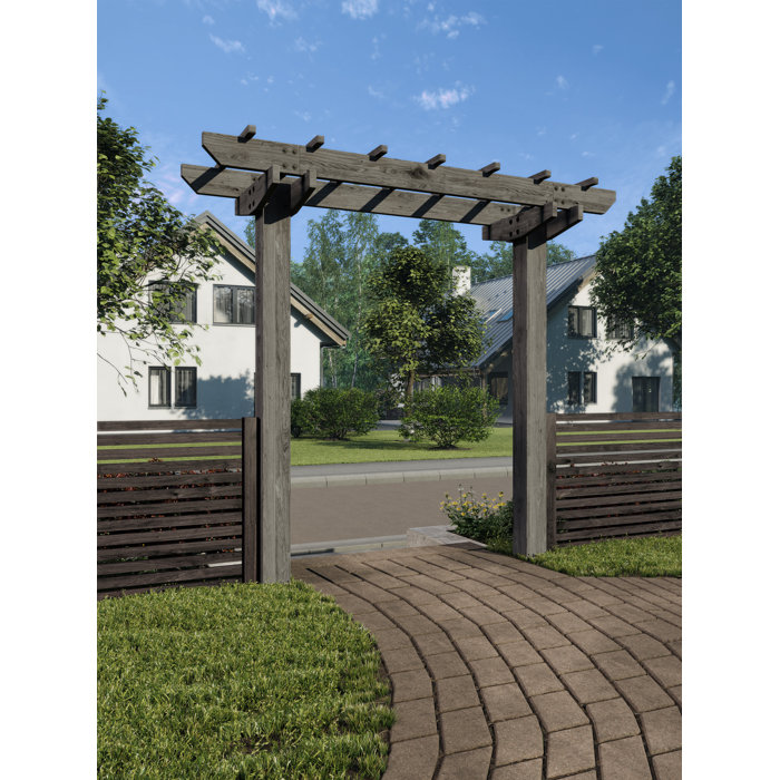 Vita Wildwood 2-Post Wood Arbor & Reviews | Wayfair