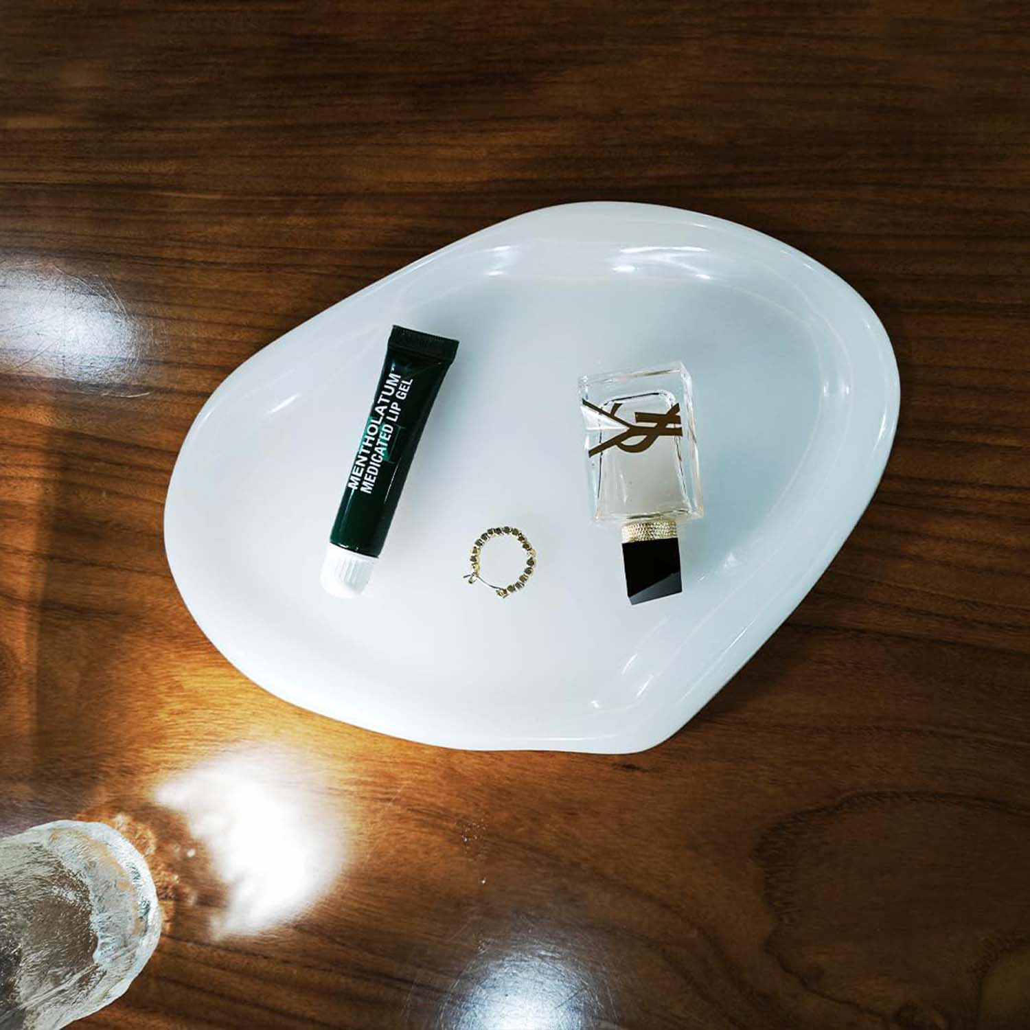 Hokku Designs Real Luxurious Natural Marble Vanity Tray Genuine Marble ...