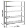 Rebrilliant Mkiyah Stainless Steel Shelving Unit | Wayfair