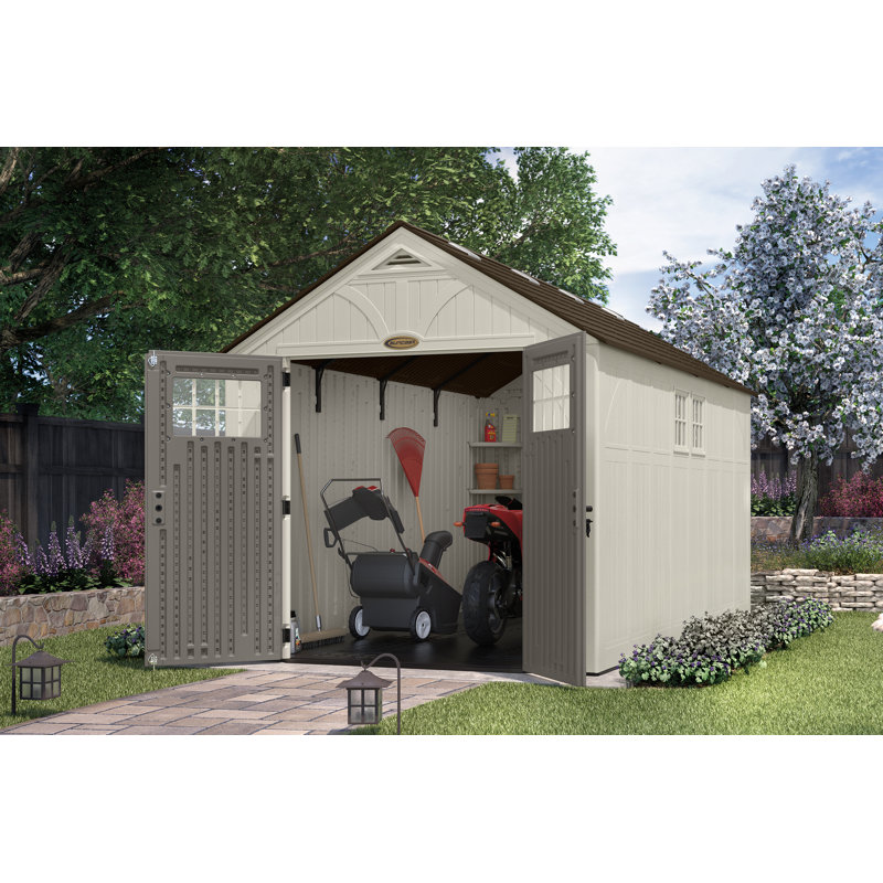 Suncast Tremont 8 ft. W x 13 ft. D Plastic Storage Shed & Reviews | Wayfair