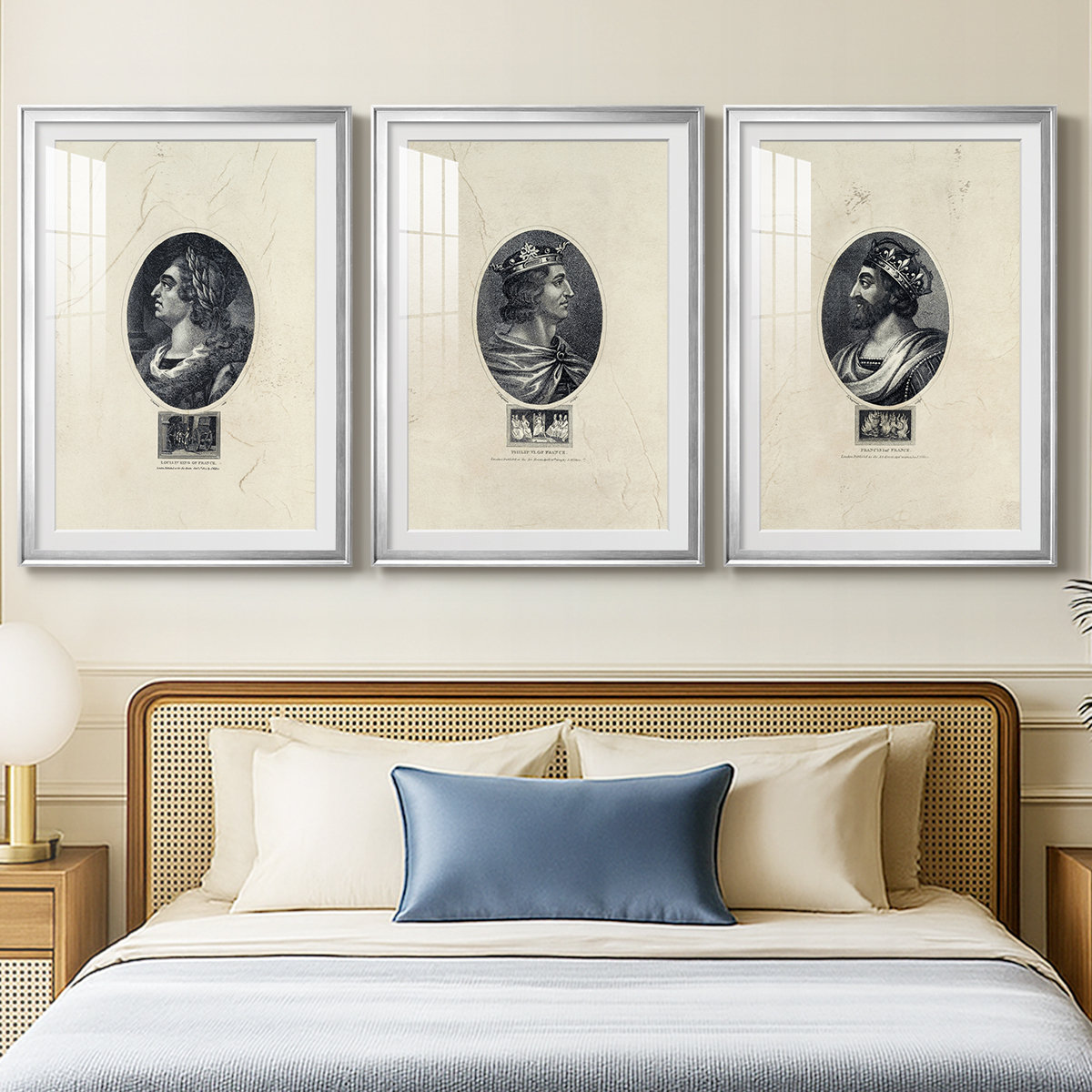 Wildon Home® Royal Portraits IX -Custom Framed Premium Print W Matt - 3 ...