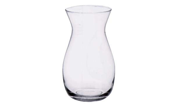 Wrought Studio 9"H Jordan Clear Glass Vase - Wayfair Canada