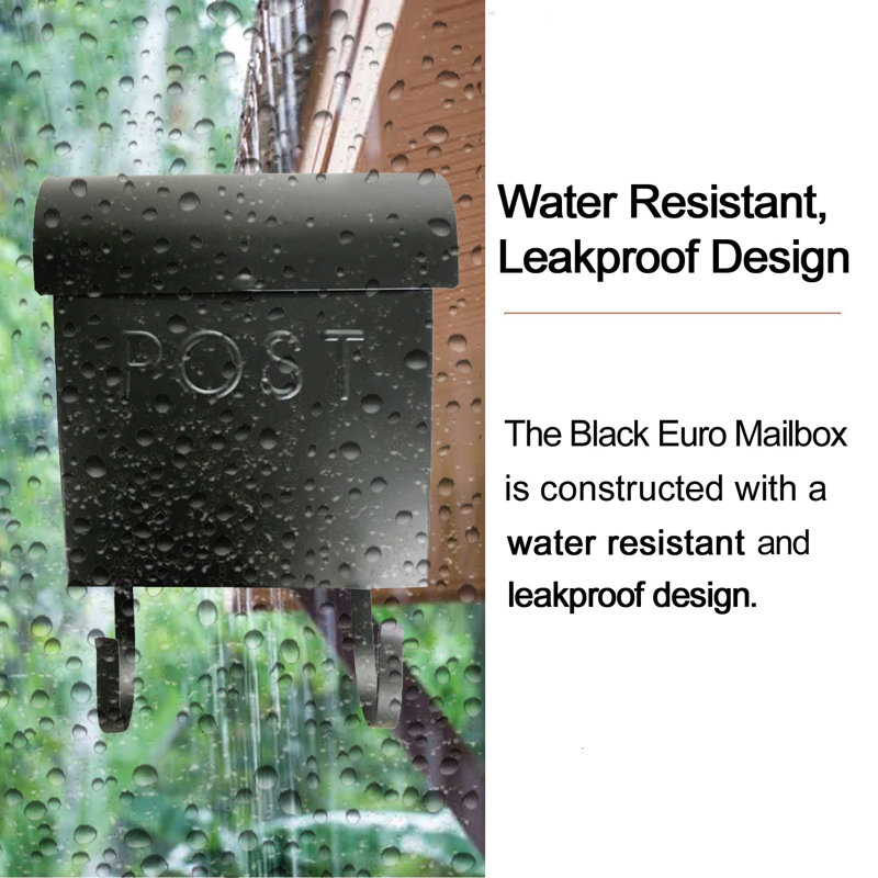 NACH Euro Post Wall Mounted Mailbox & Reviews | Wayfair