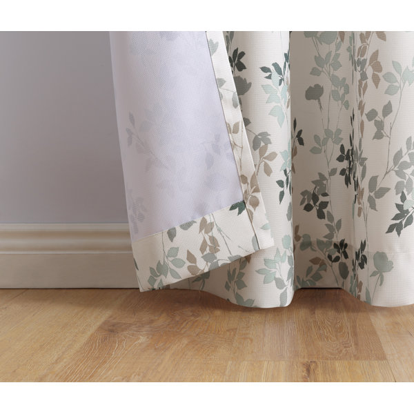 No. 918 Millennial Maraline Nature/Floral Room Darkening Grommet Single ...