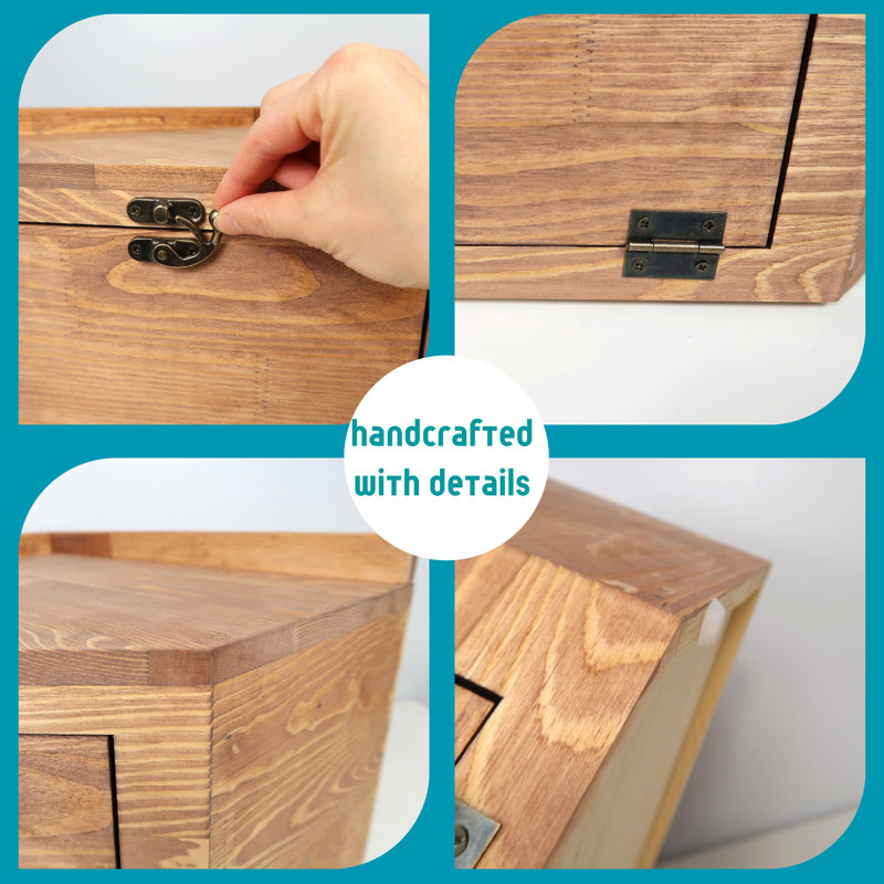 Prep & Savour Dhruven Wood Food Storage Container "& Reviews" | Wayfair