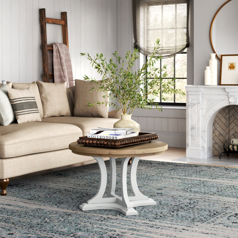 Laurel Foundry Modern Farmhouse® Chassidy Pedestal Coffee Table ...