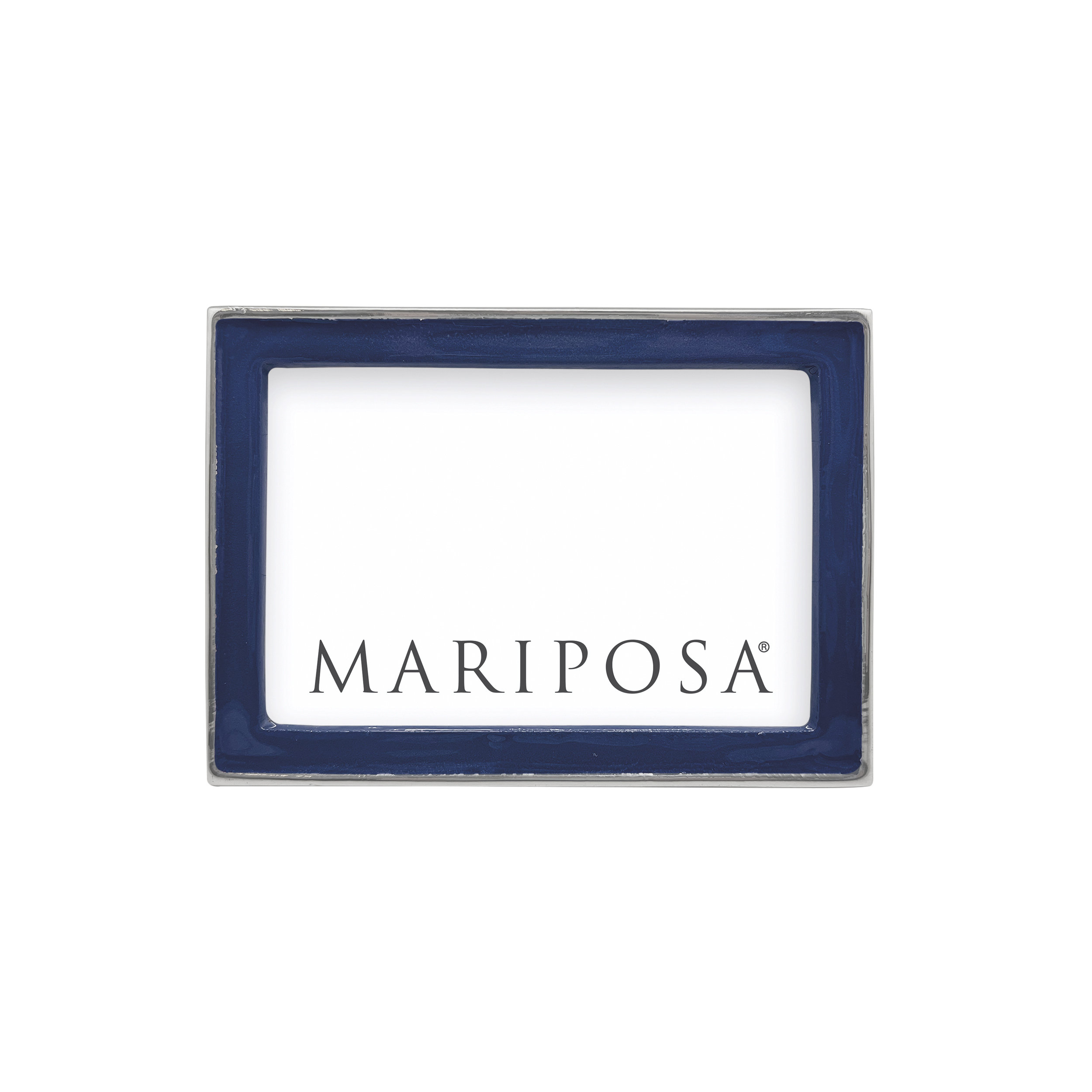 Mariposa 4" x 6" Metal Single Picture Frame in Blue | Wayfair