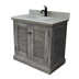 Highland Dunes Barnard 37'' Single Bathroom Vanity with Ceramic Top ...