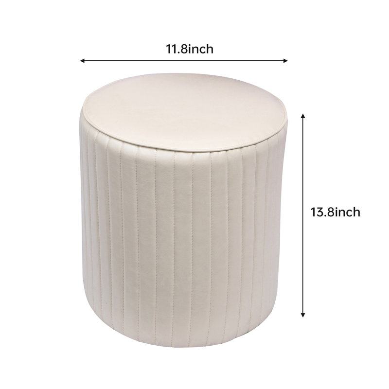 Mercer41 Solid + Manufactured Wood Accent Stool | Wayfair