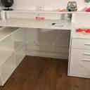 Ebern Designs Ravleen 66'' W L-Shaped Computer Desk with Cube Shelves ...