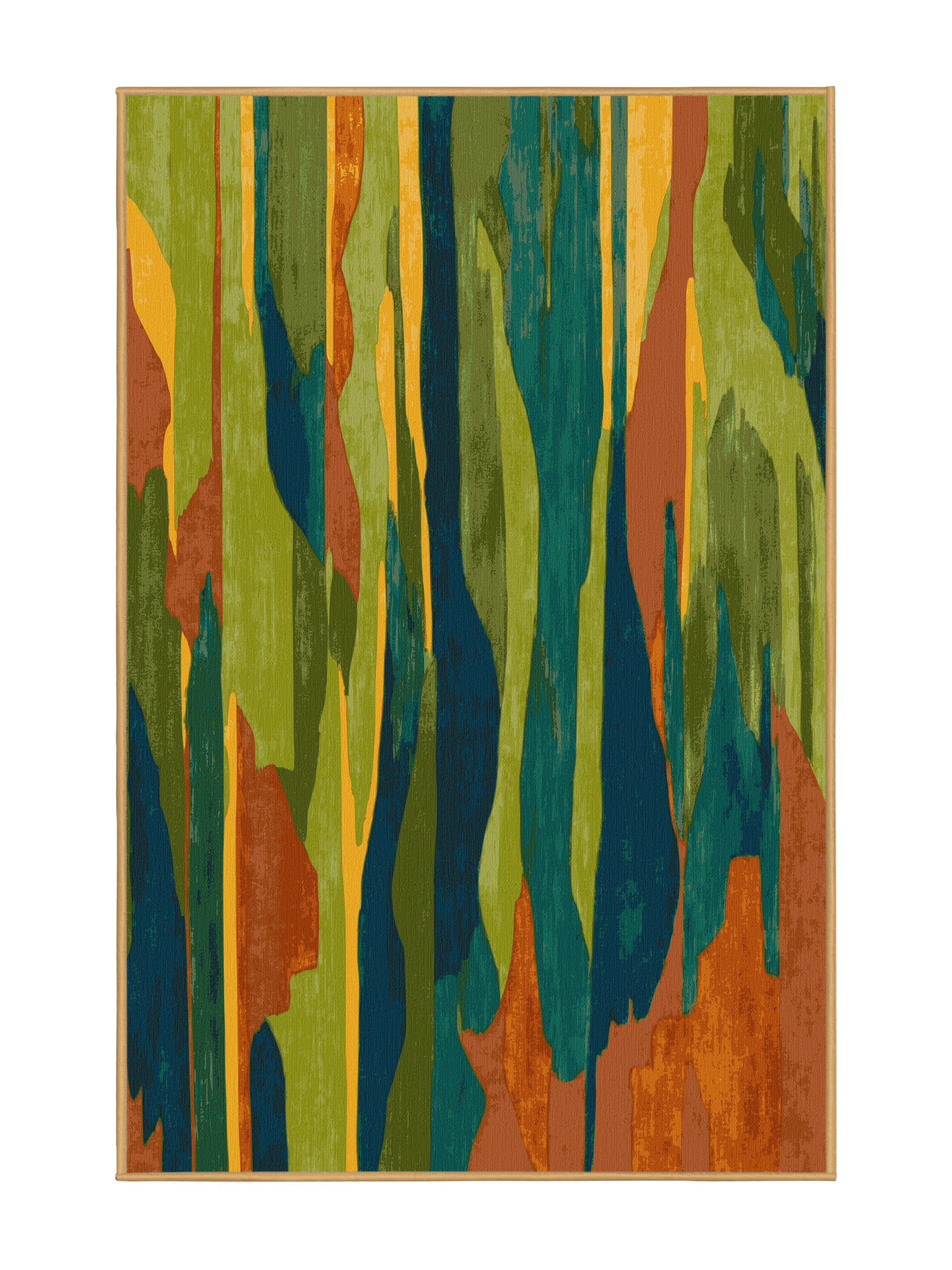 Ivy Bronx Verdure Glow Rug | Wayfair
