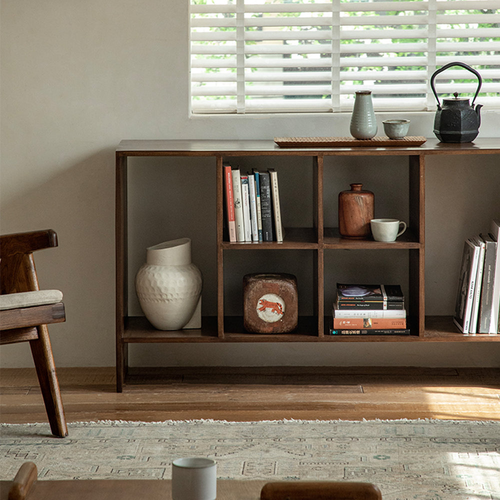 Kaoloupin Middle ancient style solid wood bookcase | Wayfair