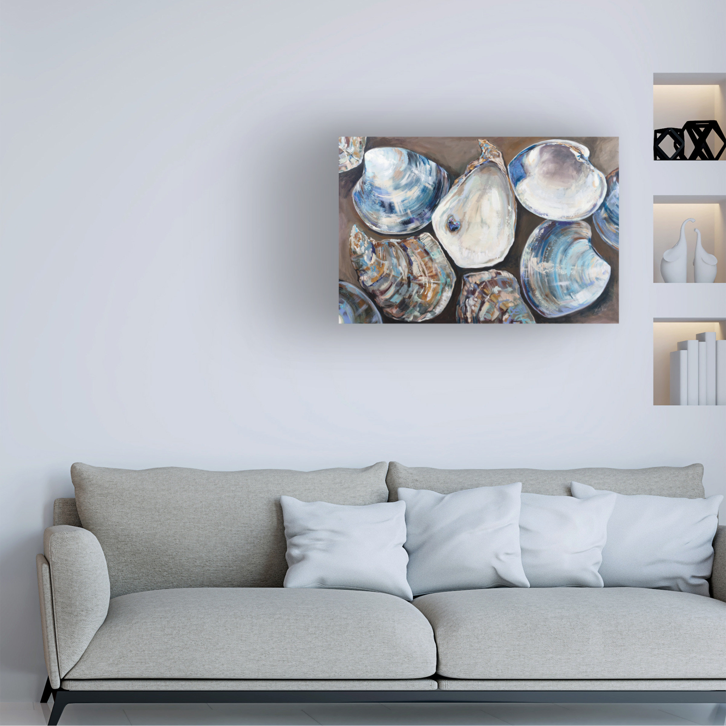 Ebern Designs Bolog Jeanette Vertentes Shucks 3 Canvas Wall Art | Wayfair