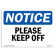 SignMission Please Keep Off Sign | Wayfair