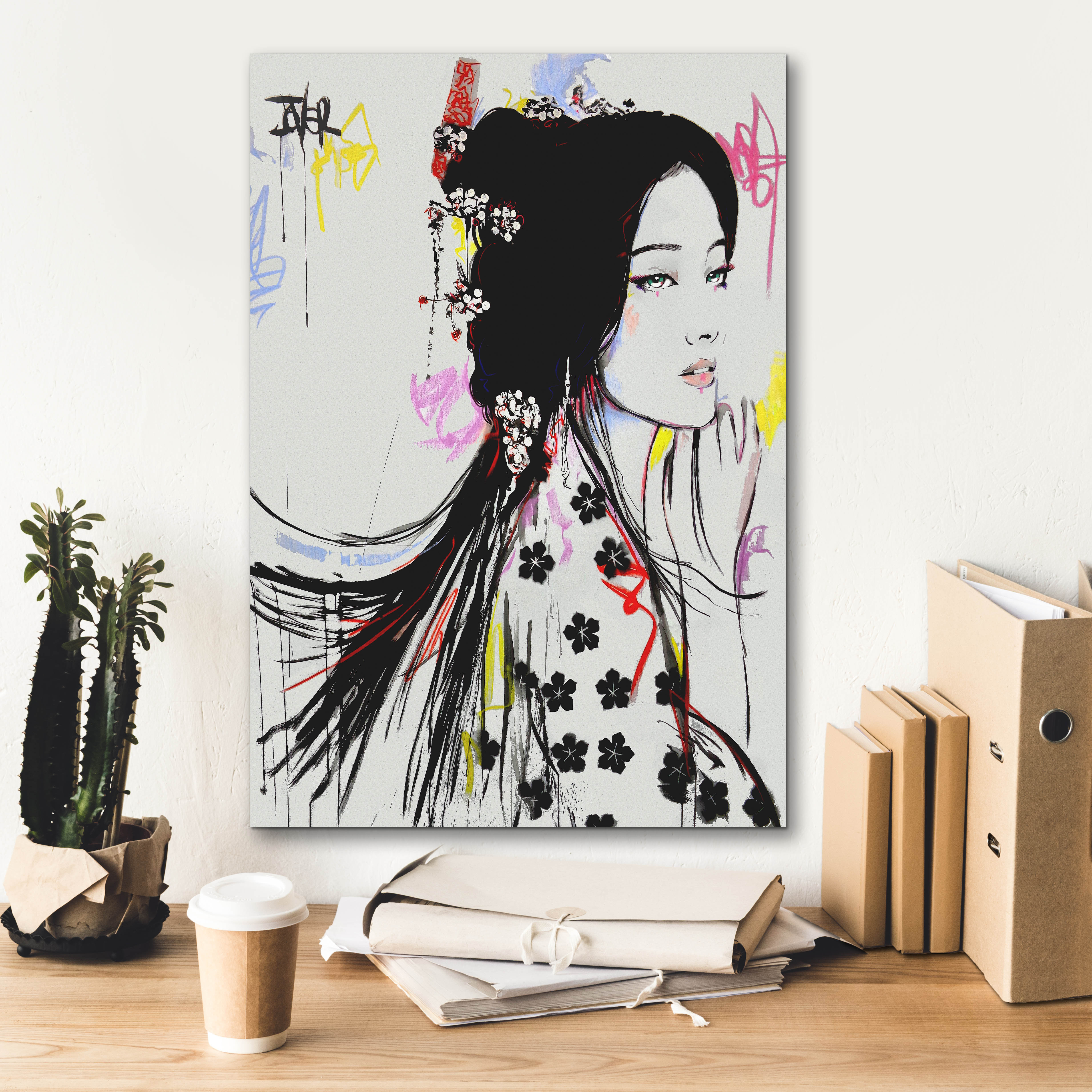 Winston Porter 'Jing' by Loui Jover, Canvas Wall Art | Wayfair