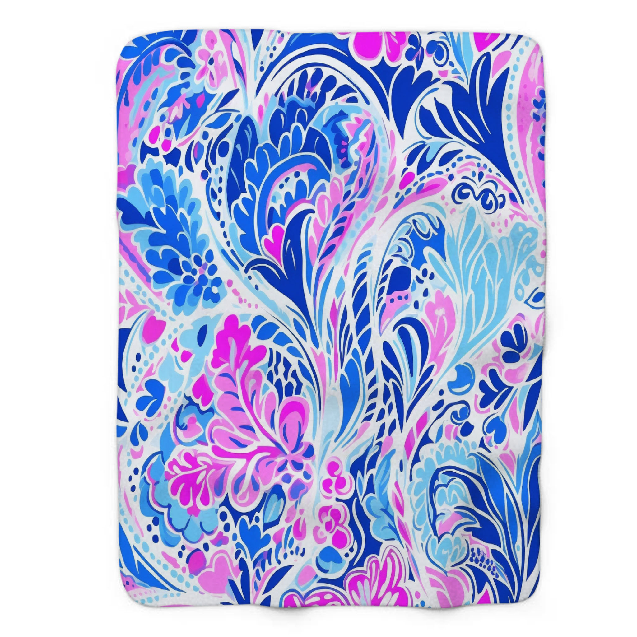 MentionedYou Chic Motifs - 1 Piece Premium Sherpa Blanket | Wayfair