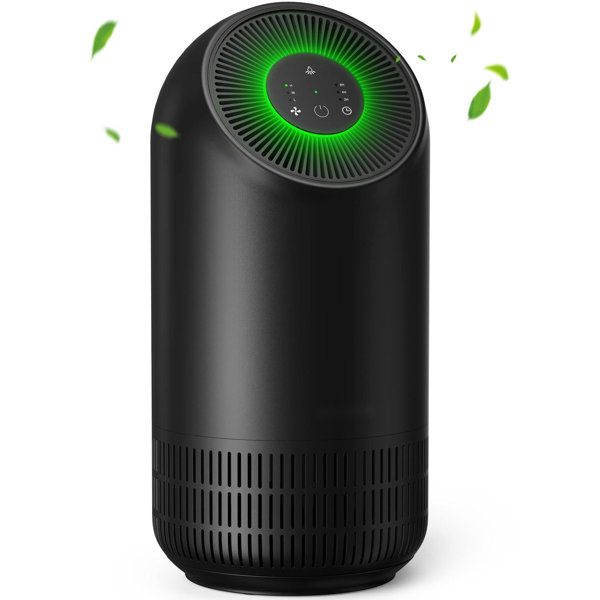 ColorLife Tabletop Air Purifier with True HEPA Filter for 130 Cubic ...