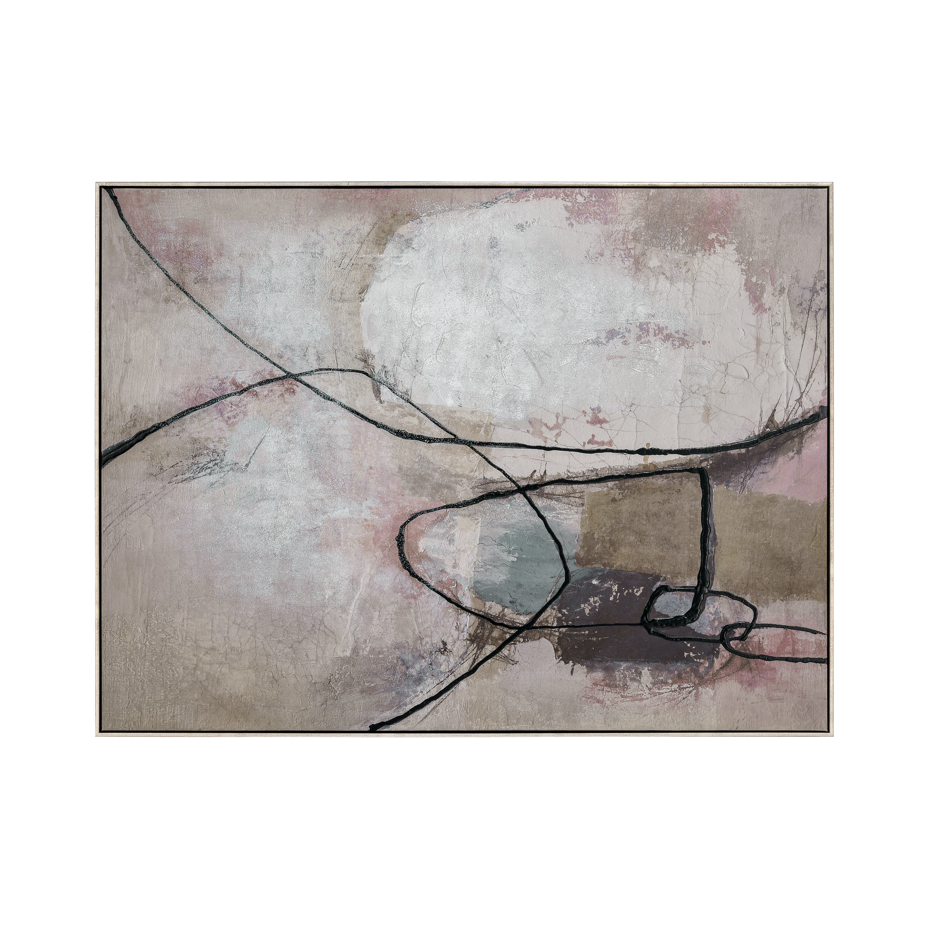 Latitude Run® Kinetic Abstract Framed Wall Art | Wayfair