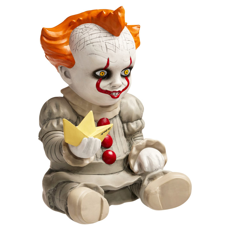 The Holiday Aisle® Halloween 14-Inch Horror Baby Static Prop | Wayfair