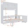 Winston Porter Multifunctional Wall-Mounted Bed With Adjustable Desk ...