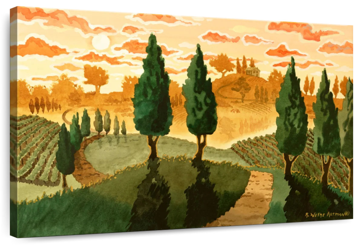Ophelia & Co. Mesmerizing Tuscan Sunset | Wayfair