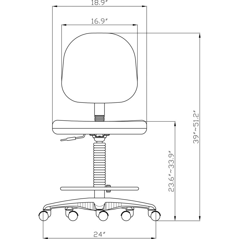 Symple Stuff Hudock Polyester Blend Drafting Chair & Reviews | Wayfair