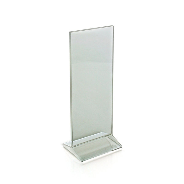 Azar Displays Top Loading Clear Acrylic T-Frame Sign Holder 4.25" Wide ...