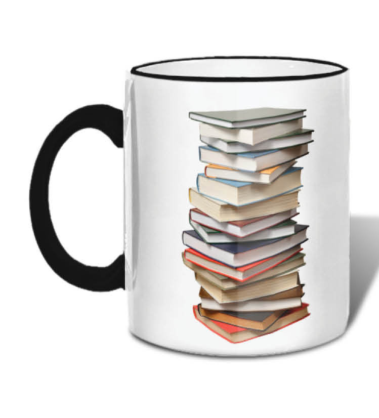 Retrospect Group Stack of Books Coffee Mug | Wayfair