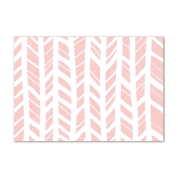 Brayden Studio Herringbone Pattern - Wrapped Canvas Art Prints ...