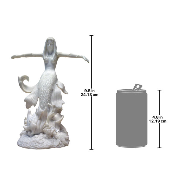 Design Toscano Ocean's Queen Mermaid Figurine & Reviews | Wayfair