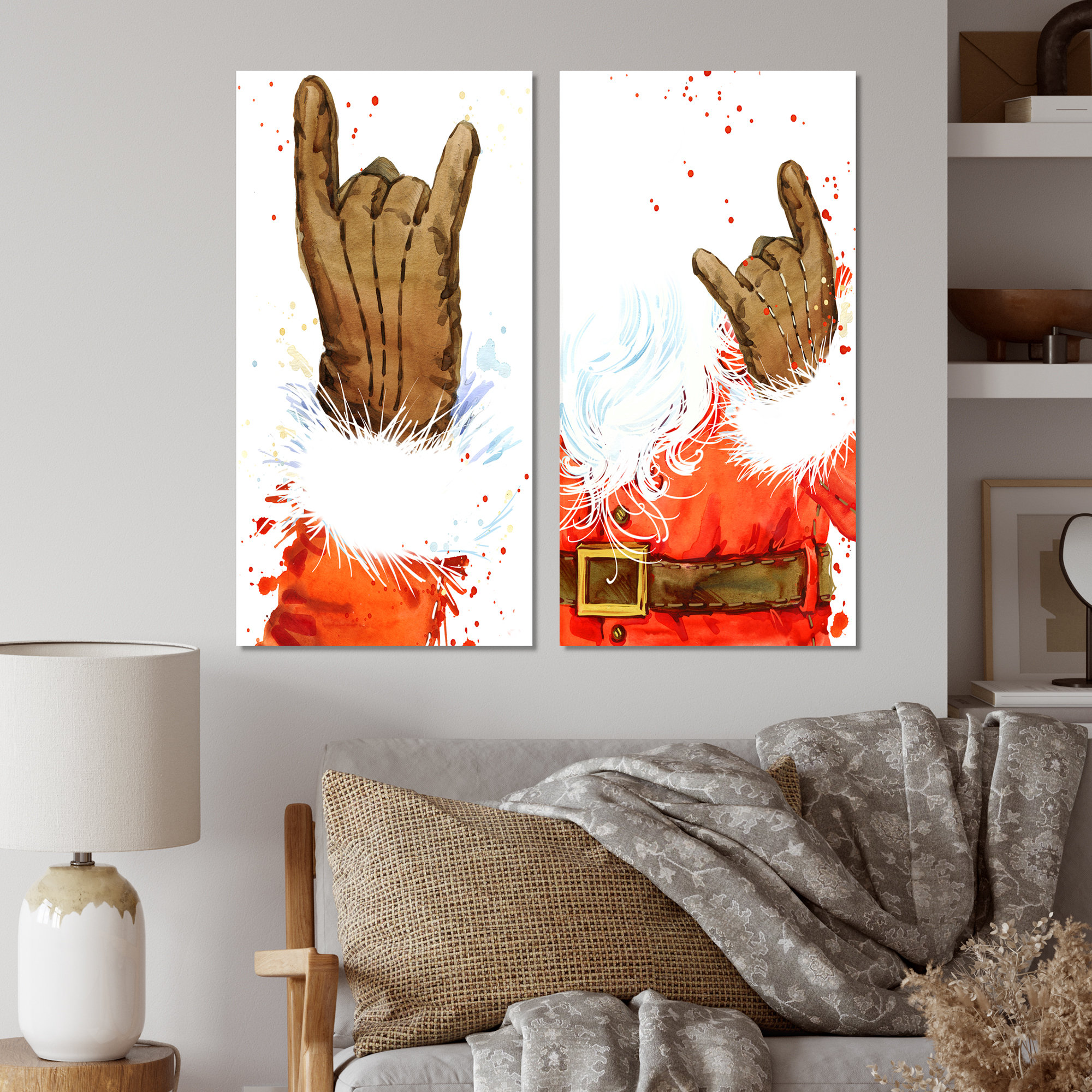 The Holiday Aisle® Christmas Holiday Fancy Santa Claus IV - 2 Piece ...