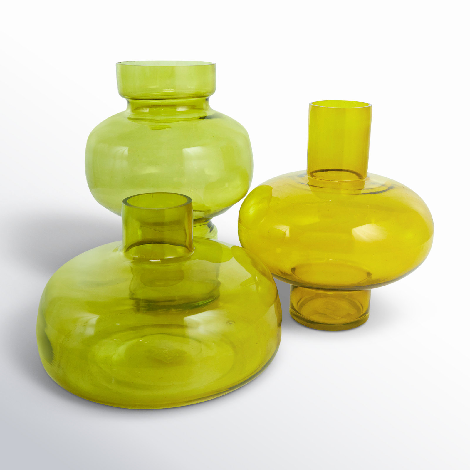 Birch Lane™ Ettie 3 Piece Glass Table Vase Set | AllModern
