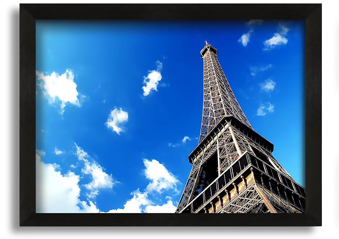 Brayden Studio Eiffel Tower Paris - Picture Frame Photograph on Canvas ...