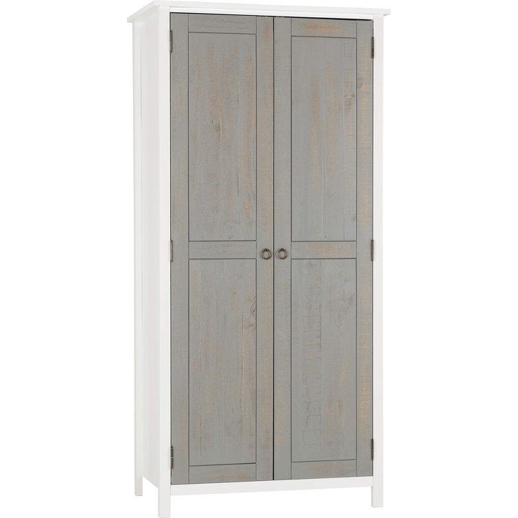 Latitude Run Shafeen 2 Door Composite Board Wardrobe | Wayfair.co.uk