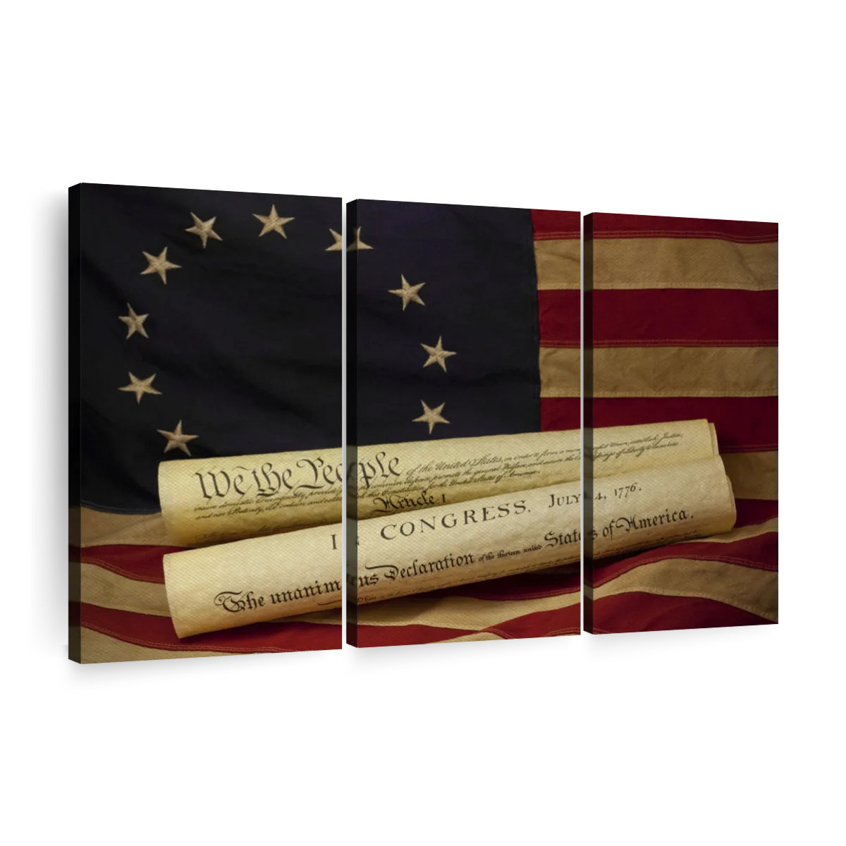 Elephant Stock " Declaration Of Independence Scroll " on Canvas | Wayfair