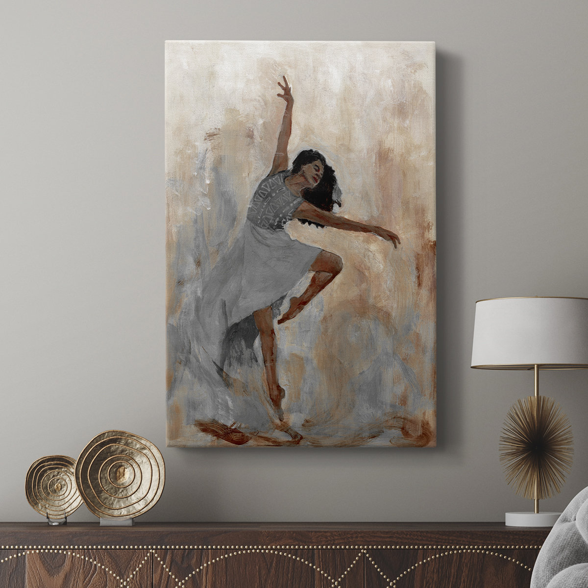 Winston Porter Beautiful Dancer II -Gallery Wrapped Cavas | Wayfair