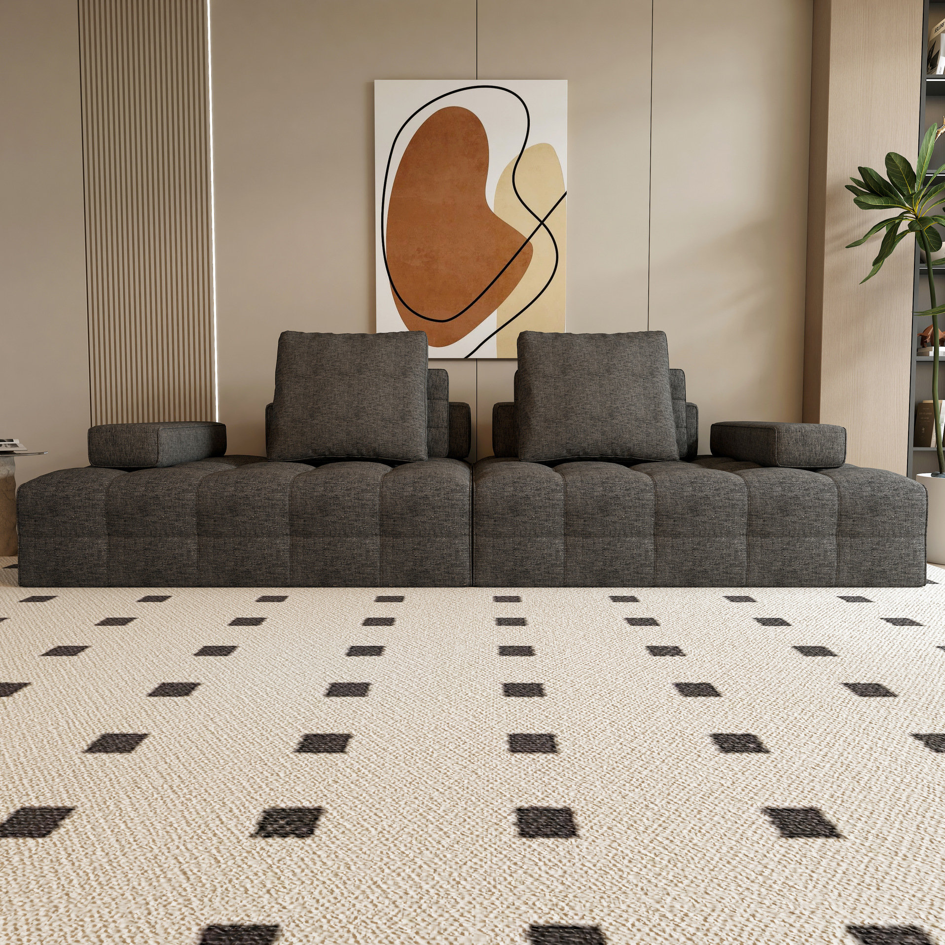 Latitude Run® Modern 2 - Seat With Comfy And High Density Foam ...