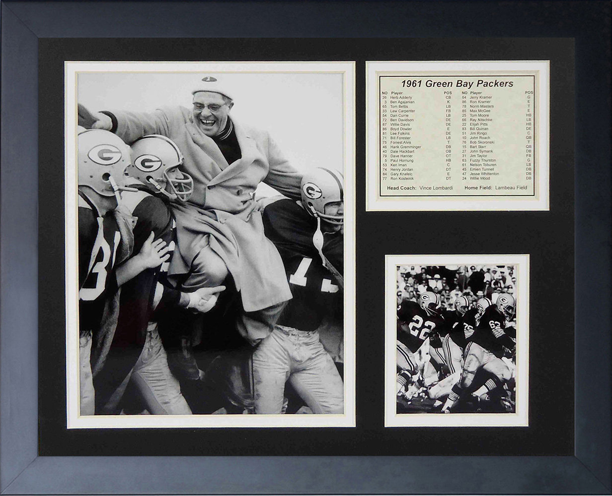 Legends Never Die Green Bay Packers 1961 Champs Framed Memorabilia ...